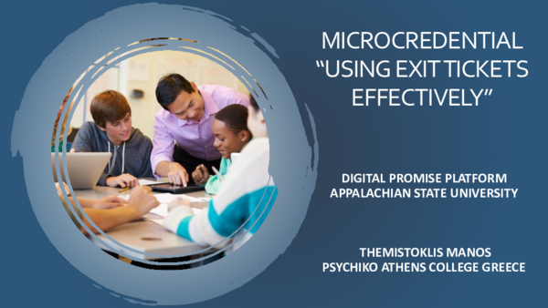 (PDF) Using Exit Tickets Effectively - Themistoklis Manos - Digital ...