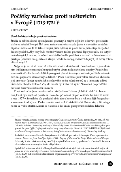 (PDF) The beginnings of variolation against smallpox in Europe (1713-1721)