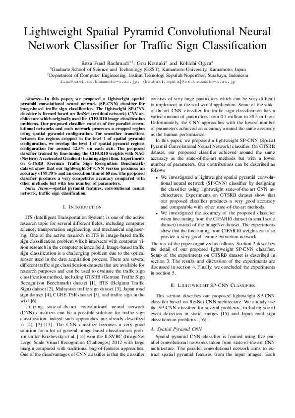 (PDF) Lightweight Spatial Pyramid Convolutional Neural Network for ...