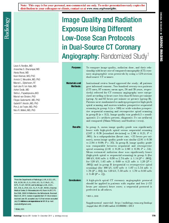 (PDF) Image Quality and Radiation Exposure Using Different Low-Dose ...