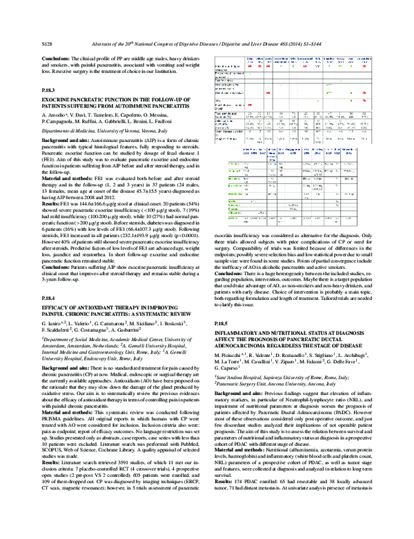 (PDF) P.18.5 Inflammatory and Nutritional Status at Diagnosis Affect ...