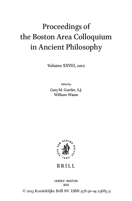 (PDF) Colloquium 2: Two Stages Of Early Greek Cosmology