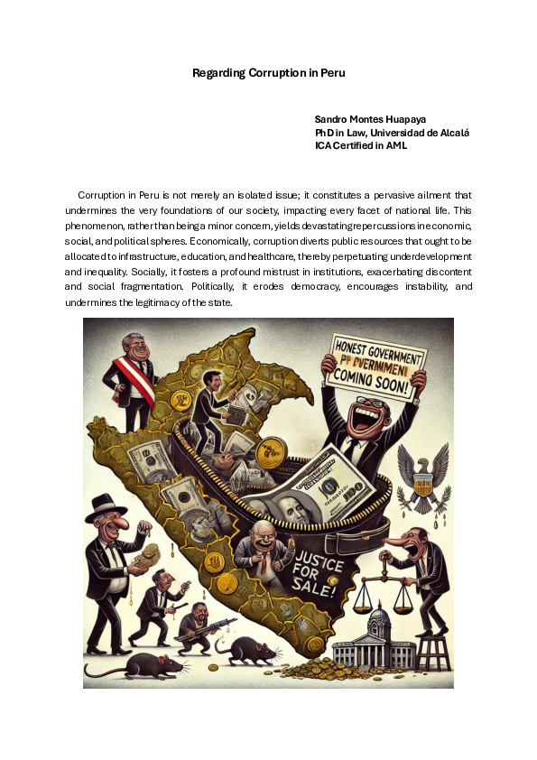 (PDF) Regarding Corruption in Peru