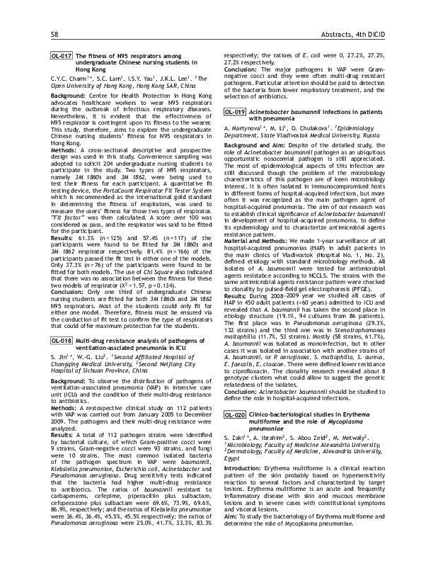 OL-020 Clinico-bacteriological studies in Erythema multiforme and the ...