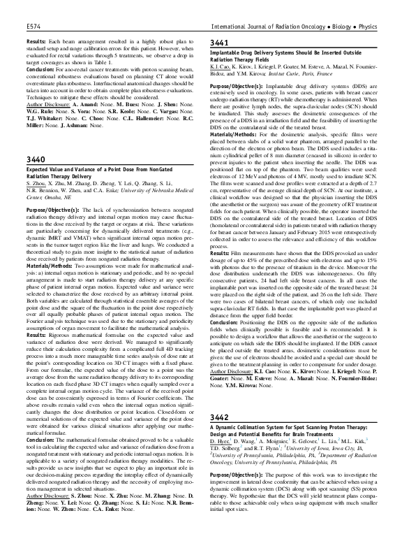 (PDF) A Dynamic Collimation System for Spot Scanning Proton Therapy ...