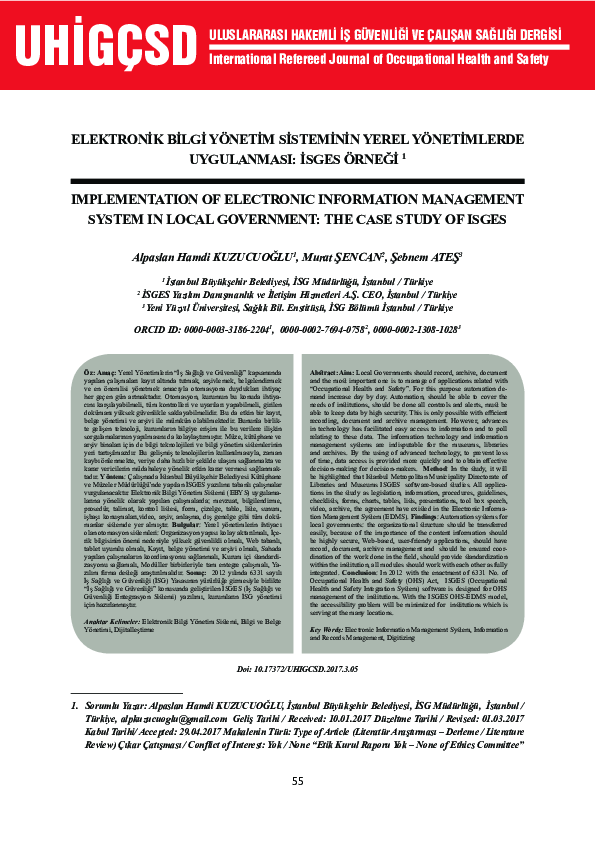 (PDF) Implementation of Electronic Information Management System in Local Government: The Case ...