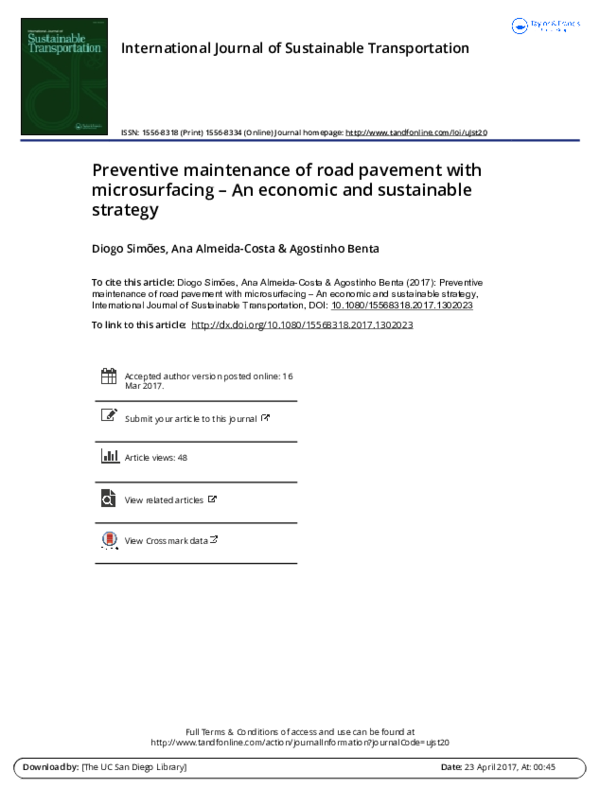 (PDF) Preventive maintenance of road pavement with microsurfacing—an ...