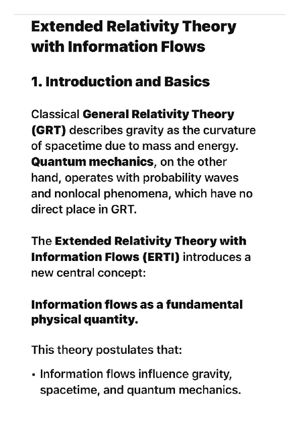 (PDF) Extended Relativity Theory Final