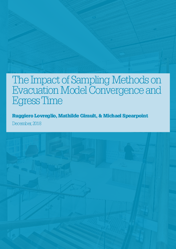 (PDF) The impact of sampling methods on evacuation model convergence ...