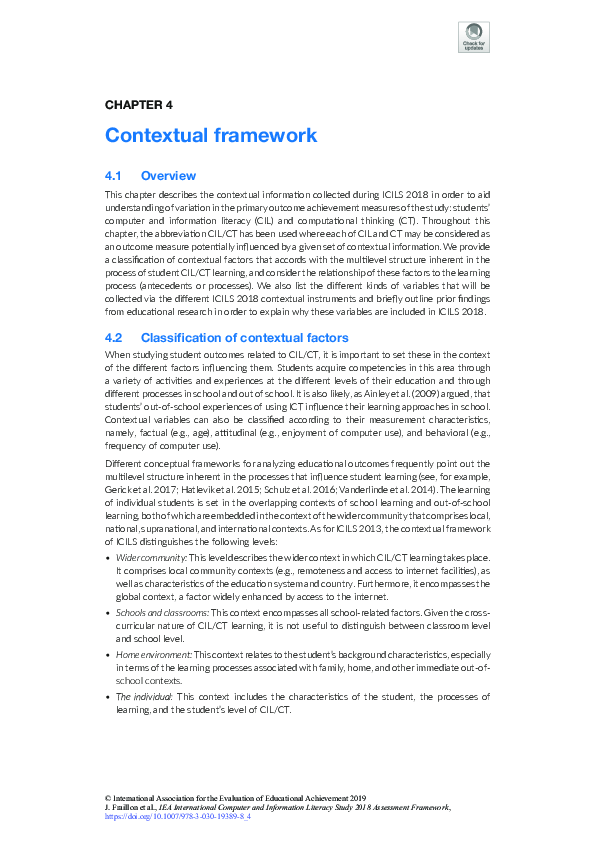 (PDF) Contextual framework
