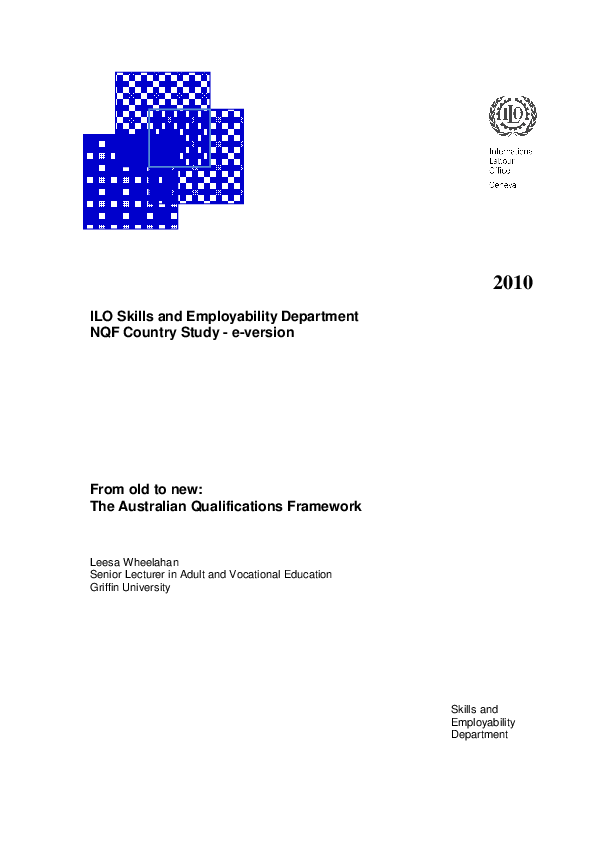 (PDF) From old to new: the Australian qualifications framework