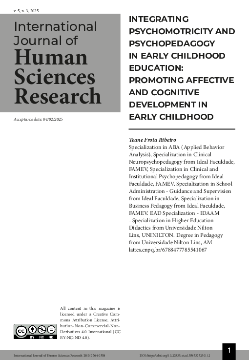 (PDF) Integrating psychomotricity and psychopedagogy in early childhood ...