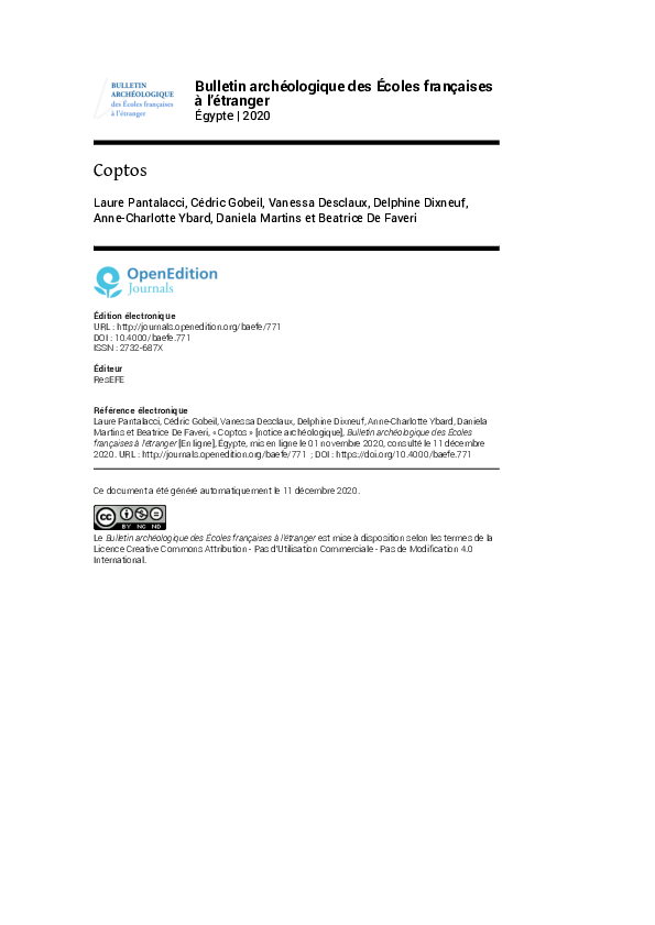 (PDF) Coptos (2019)