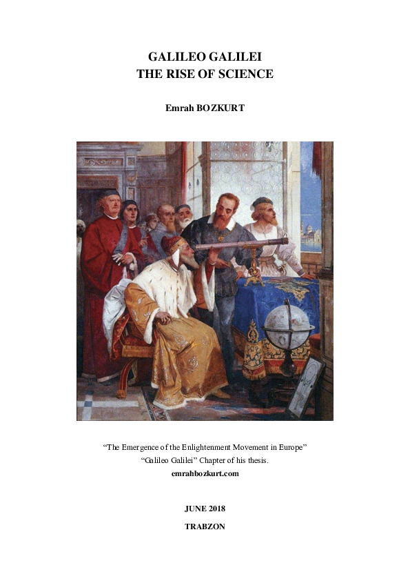(PDF) Galileo Galilei Biography and Thoughts