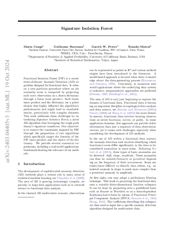 (PDF) Signature Isolation Forest