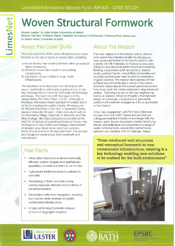 (PDF) Structural Woven Formwork