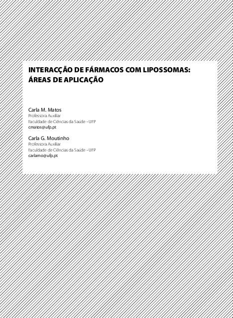 (PDF) Interacção de fármacos com lipossomas: áreas de aplicação