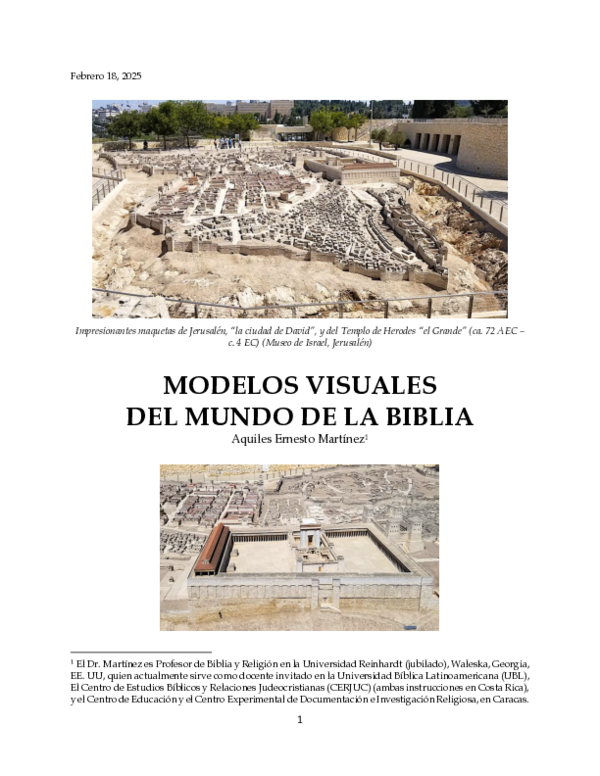 (PDF) ESTAMPAS BÍBLICAS - Modelos visuales del mundo de la Biblia