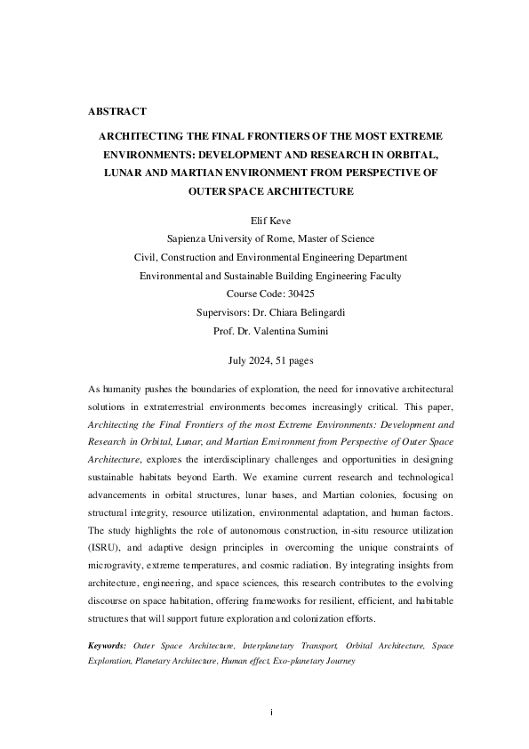 (PDF) ARCHITECTING THE FINAL FRONTIERS OF THE MOST EXTREME ENVIRONMENTS ...