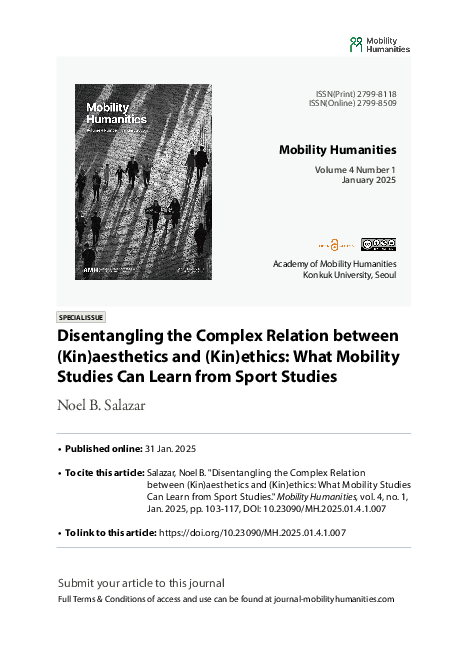 (PDF) Disentangling the complex relation between (kin)aesthetics and (kin)ethics: What mobility ...