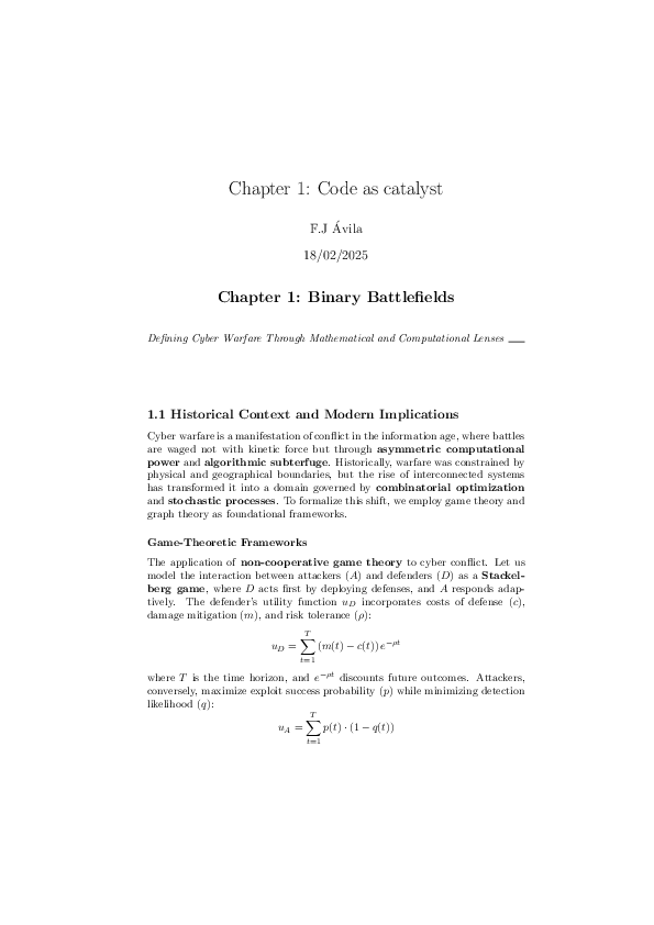 (PDF) Chapter 1: Code as catalyst
