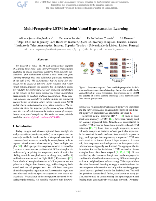 (PDF) Multi-Perspective LSTM for Joint Visual Representation Learning
