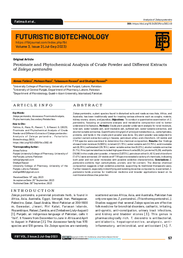 (PDF) Proximate and Phytochemical Analysis of Crude Powder and ...