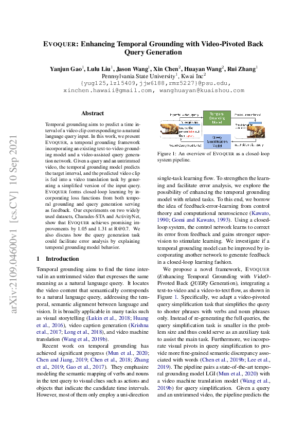 (PDF) EVOQUER: Enhancing Temporal Grounding with Video-Pivoted ...
