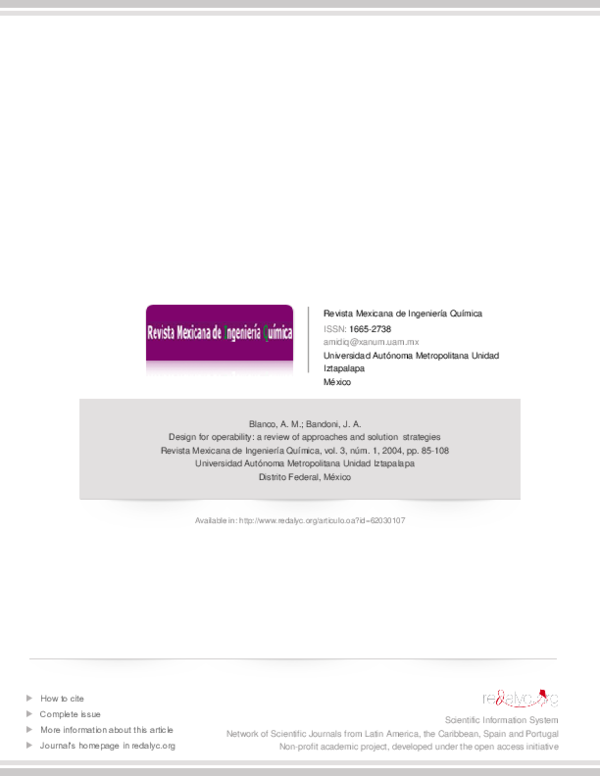 (PDF) Design for Operability: A Review of Approaches and Solution ...