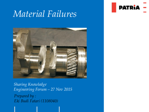 (PDF) MATERIAL FAILURE