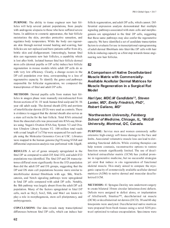 (PDF) Abstract 82: A Comparison of Native Decellularized Muscle Matrix ...