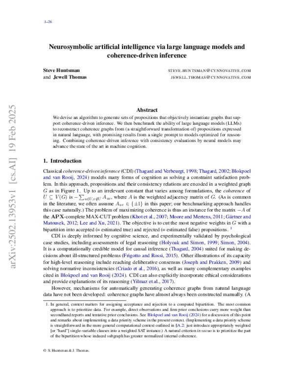 (PDF) Neurosymbolic artificial intelligence via large language models ...