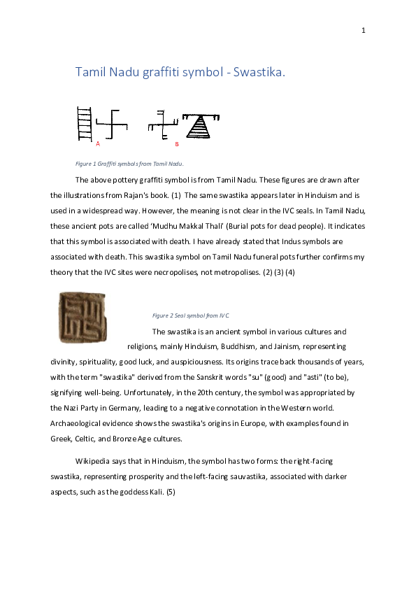 (PDF) Tamil Nadu graffiti symbol -Swastika