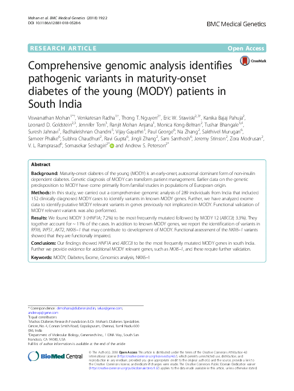 (PDF) Comprehensive genomic analysis identifies pathogenic variants in ...