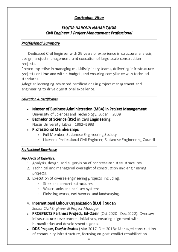 (PDF) Curriculum Vitae Revised