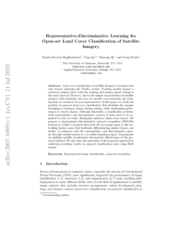 (PDF) Representative-Discriminative Learning for Open-set Land Cover Classification of Satellite ...