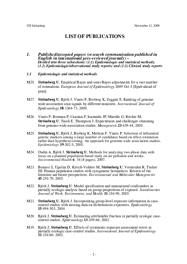 (PDF) Lead in Fingerbone: A Tool for Retrospective Exposure Assessment