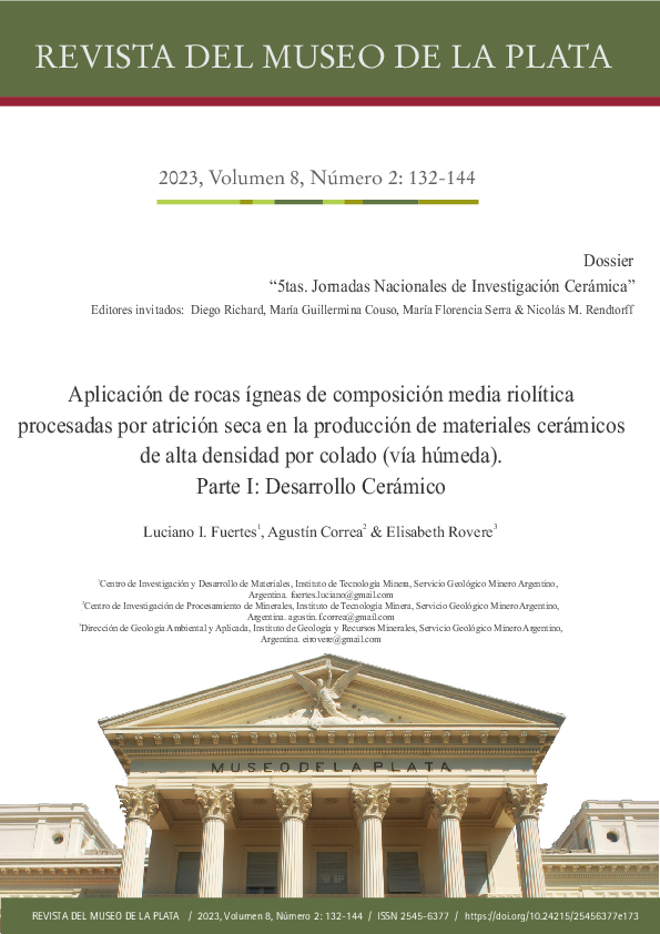 (PDF) Aplicación de rocas ígneas de composición media riolítica ...