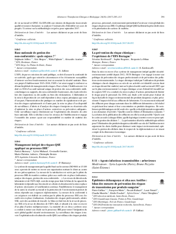(PDF) Management intégré des risques QSE appliqué au processus IHE