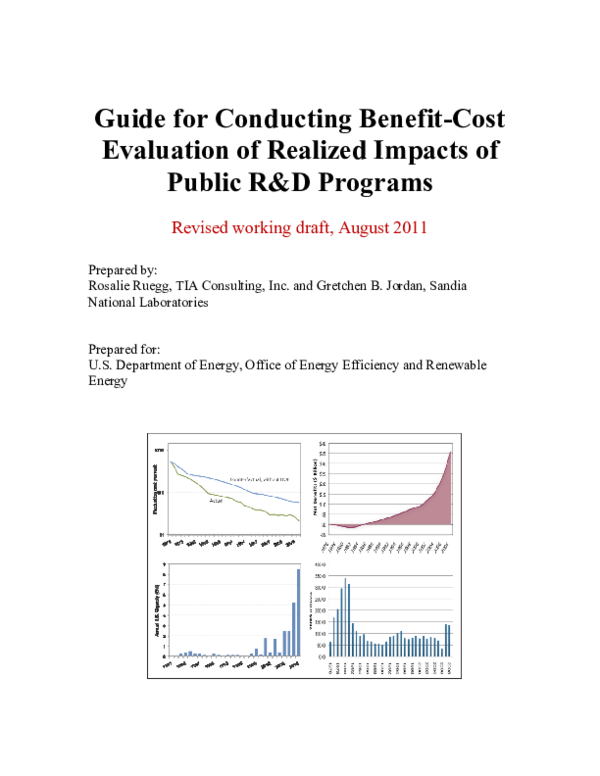 (PDF) Guide for Conducting Benefit-Cost Evaluation of Realized Impacts ...