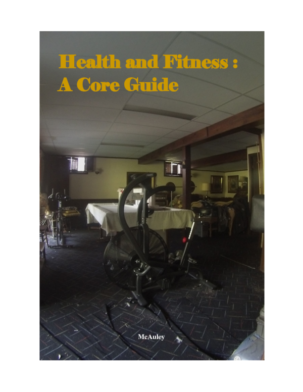 (PDF) Health and Fitness : A Core Guide