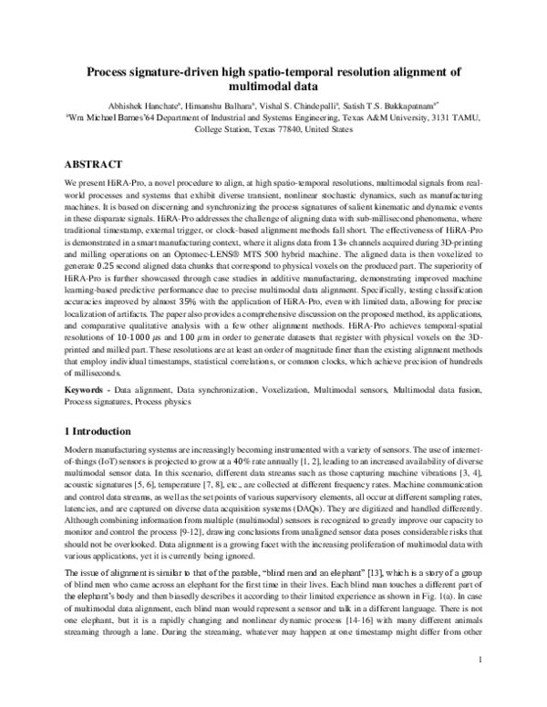 (PDF) HiRA-Pro: High resolution alignment of multimodal spatio-temporal data: a process physics ...