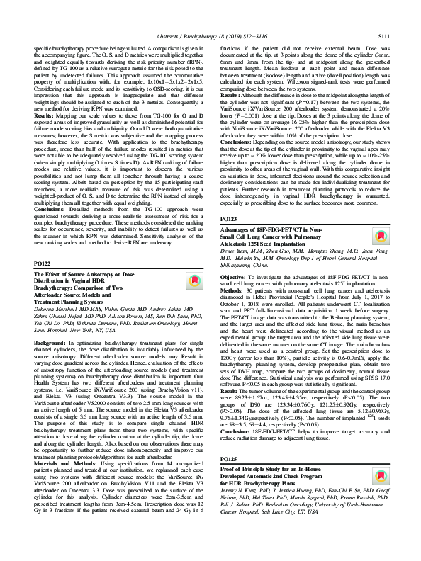 (PDF) The Effect of Source Anisotropy on Dose Distribution in Vaginal ...