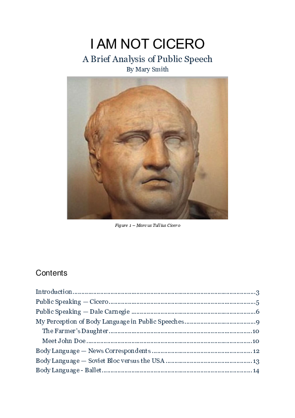 (PDF) Essay on Body Language