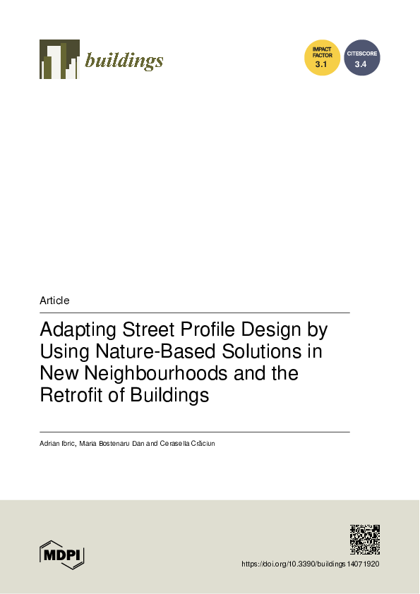 (PDF) Adapting Street Profile Design by Using Nature-Based Solutions in ...
