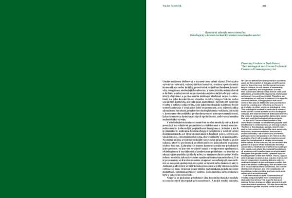 (PDF) Planetary Garden or Dark Forest: The Ontological and Cosmo ...