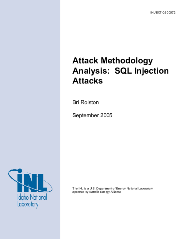 (PDF) Attack methodology Analysis: SQL Injection Attacks and Their ...