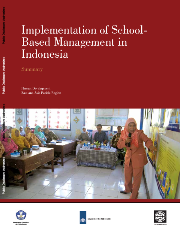 (PDF) Implementation of School-Based Management in Indonesia