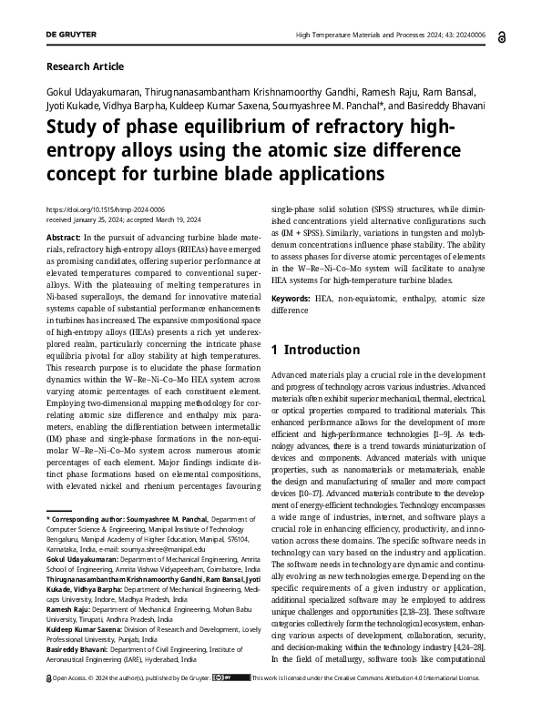 (PDF) Study of phase equilibrium of refractory high-entropy alloys using the atomic size ...