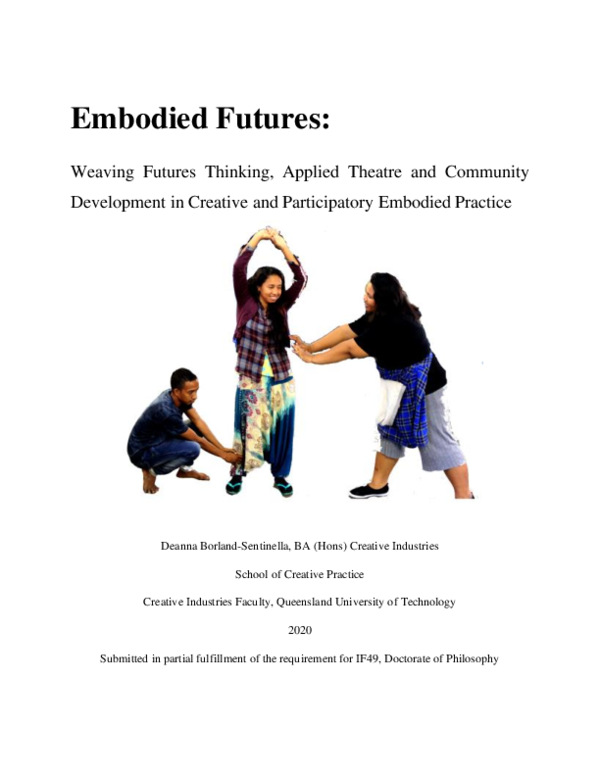 (PDF) Embodied futures: Weaving futures thinking, applied theatre and community development in ...